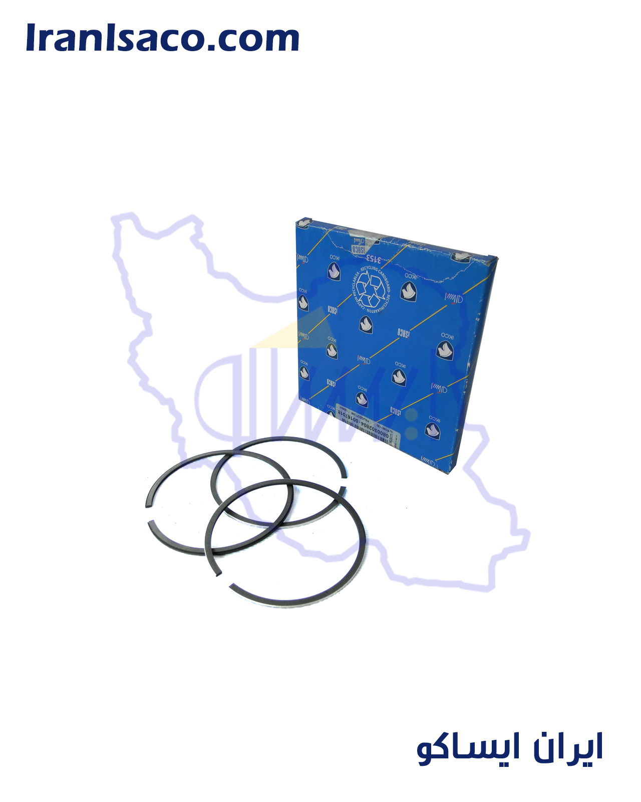 رينگ موتور پژو 206 TU3 یک دست پيستون